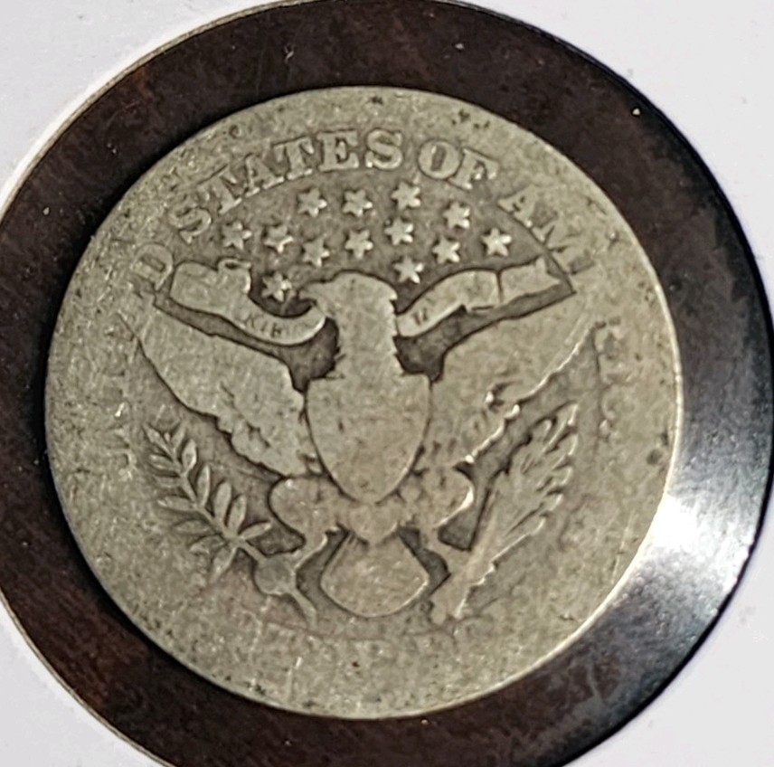 1904 Barber Quarter Dollar US 90% Silver 25 Cent Coin, Circulated | eBay