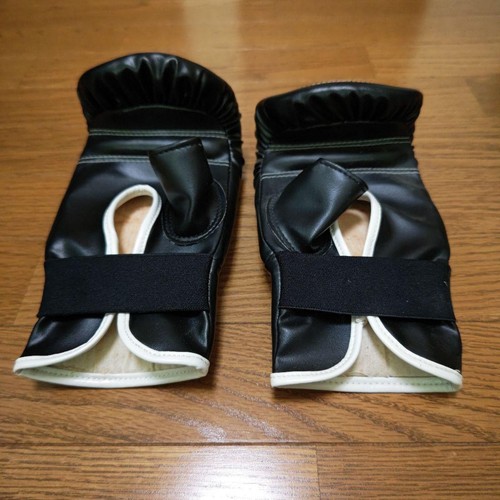 Fighting Road Open Finger Gloves Black | eBay