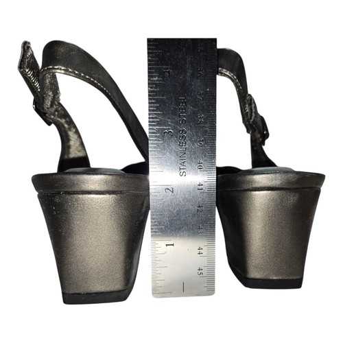 Easy Street Women's Bates Slingback Pumps Pewter Pawter Lamy Size 11W ...