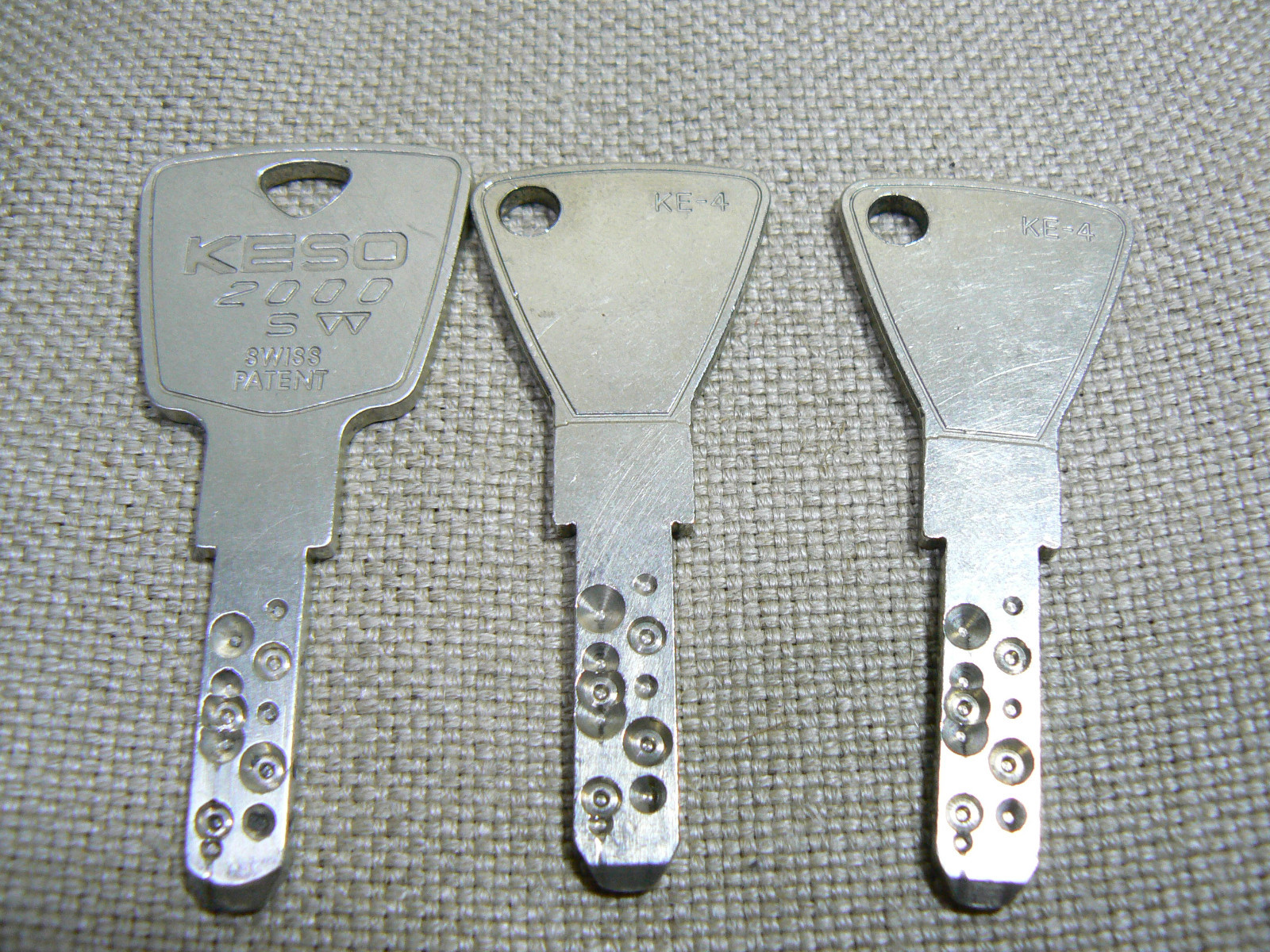 VTG PATENTED JPM KESO 2000 S SWISS DOOR LOCK SECURITY ROUND CYLINDER ...