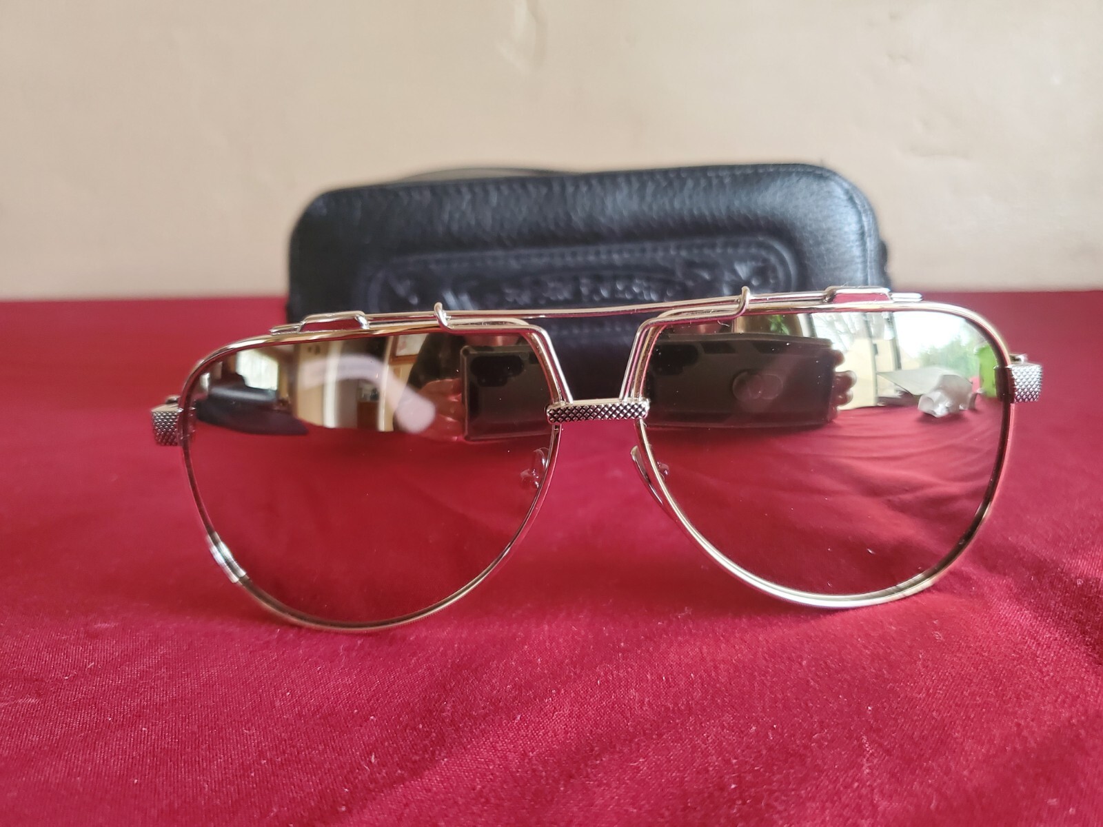 CHROME HEARTS Sunglasses BLADE HUMMER III With Custom… - Gem