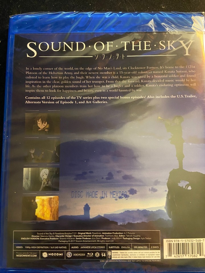 Sound of the Sky: Collection (Blu-ray) - Japanese Audio, 12 eps + 2 ...