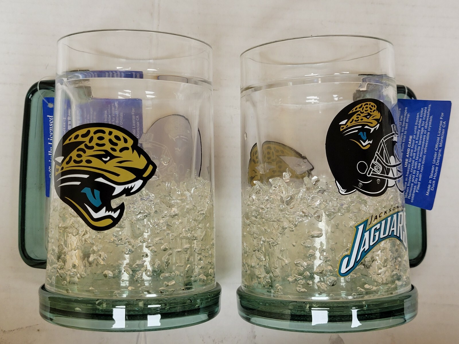 NFL Jacksonville Jaguars 16oz Crystal Freezer Mug, NEW | eBay