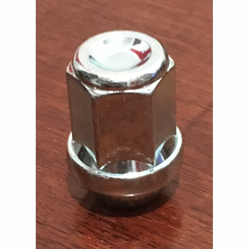 Cap Nuts, Wheel Nuts SW17 1/2 " UNF x34 60 Grad Tapered Zinc Plated ...