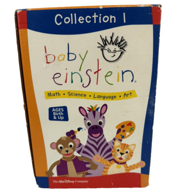 Baby Einstein Collection 1 DVD Set Shakespeare Newton Da Vinci Monet ...
