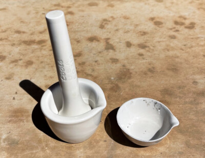 Vintage Apothecary Drug Mortar & Pestle by COORS USA Set of 3 Signed | eBay