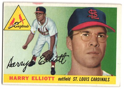 Harry Elliott 1955 Topps #137 EX St. Louis Cardinals | eBay