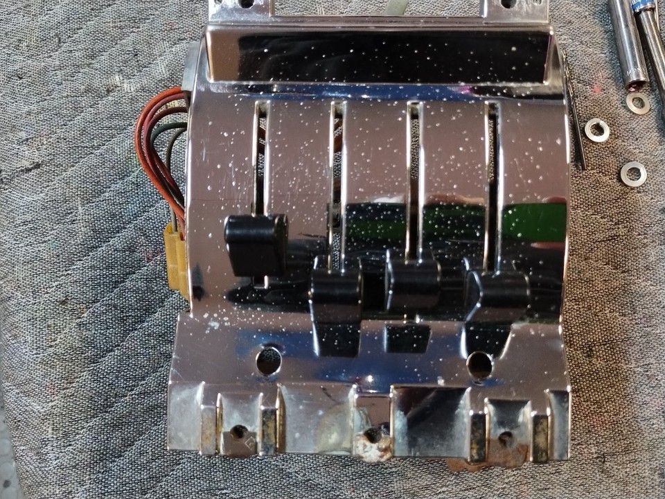 HEATER CONTROL PANEL 57 CHEVY DASH CLEAN ORIGINAL GM 210 BEL AIR | eBay