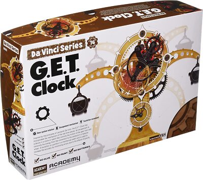 Academy Leonardo da Vinci Manuscript Tourbillon Clock Plastic Model kit ...
