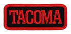 Tacoma Embroidered Patch Black/Red Iron-On Sew-On Backpack Bag Hat ...
