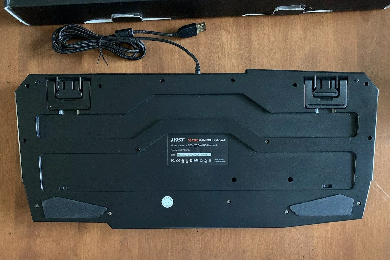 Pre-owned. MSI Interceptor DS4200 PC Computer LED Backlit Gaming Keyboard | eBay