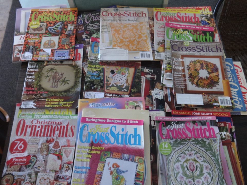Cross Stitch-Just Cross Stitch-The Cross Stitcher-Cross Quick-Magazines ...