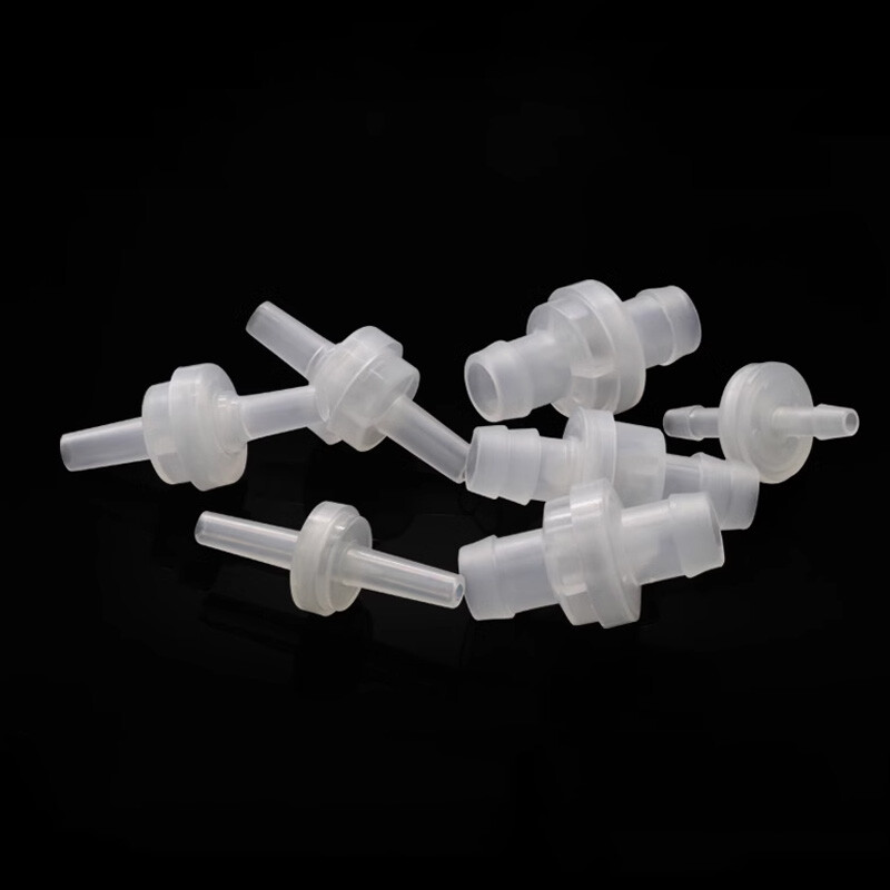 Clear Plastic Check Valve One Way Non Return Inline Barbed/Without Barb ...