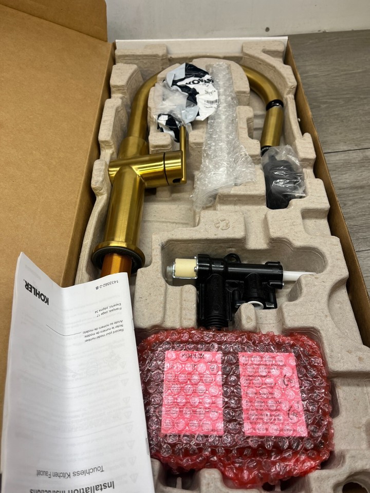 Kohler K-22974-2MB Crue Touchless 1.5 GPM Single Hole Pull Down Kitchen ...