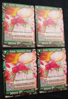 4x Dragon Ball Super Card Game RIBRIANNE TRANSFORMATION COMPLETE Non ...
