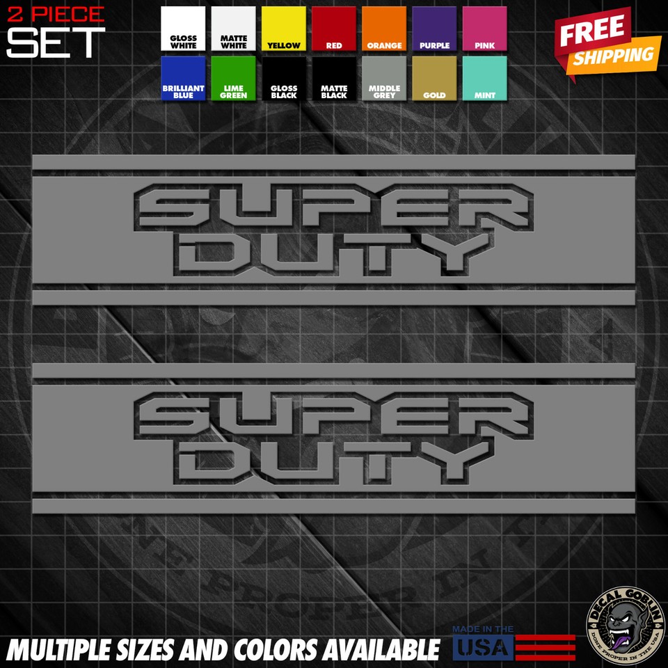 Vinyl Stickers Decal Graphics For Ford F250 F350 Fits Super Duty Truck ...