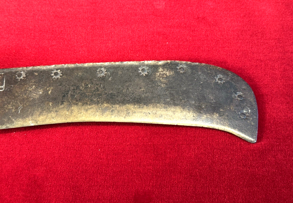 RARE REVOLUTIONARY WAR MILITARY FASCINE KNIFE / MAKER MARK & SUNBURSTS ...