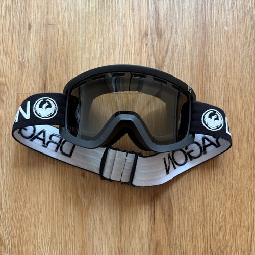Dragon Snowboarding Goggles with Anti-Fog Cover Black/White Light Shade ...