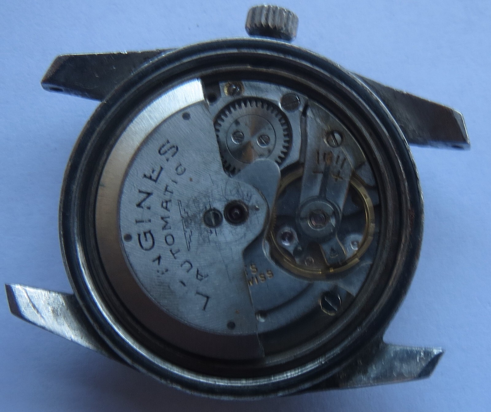 Longines Conquest Automatic Date mens wristwatch steel case screw back ...