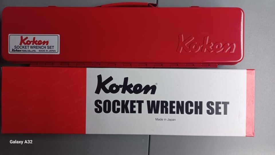 KOKEN Japan - Socket Set 3206M-6P 3/8 S.D. - Metric 21 pcs - 6 to 22mm ...