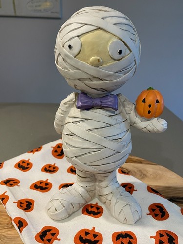 "Gus The Mummy" Resin Figurine For Rae Dunn Halloween Decor HTF, EUC | eBay