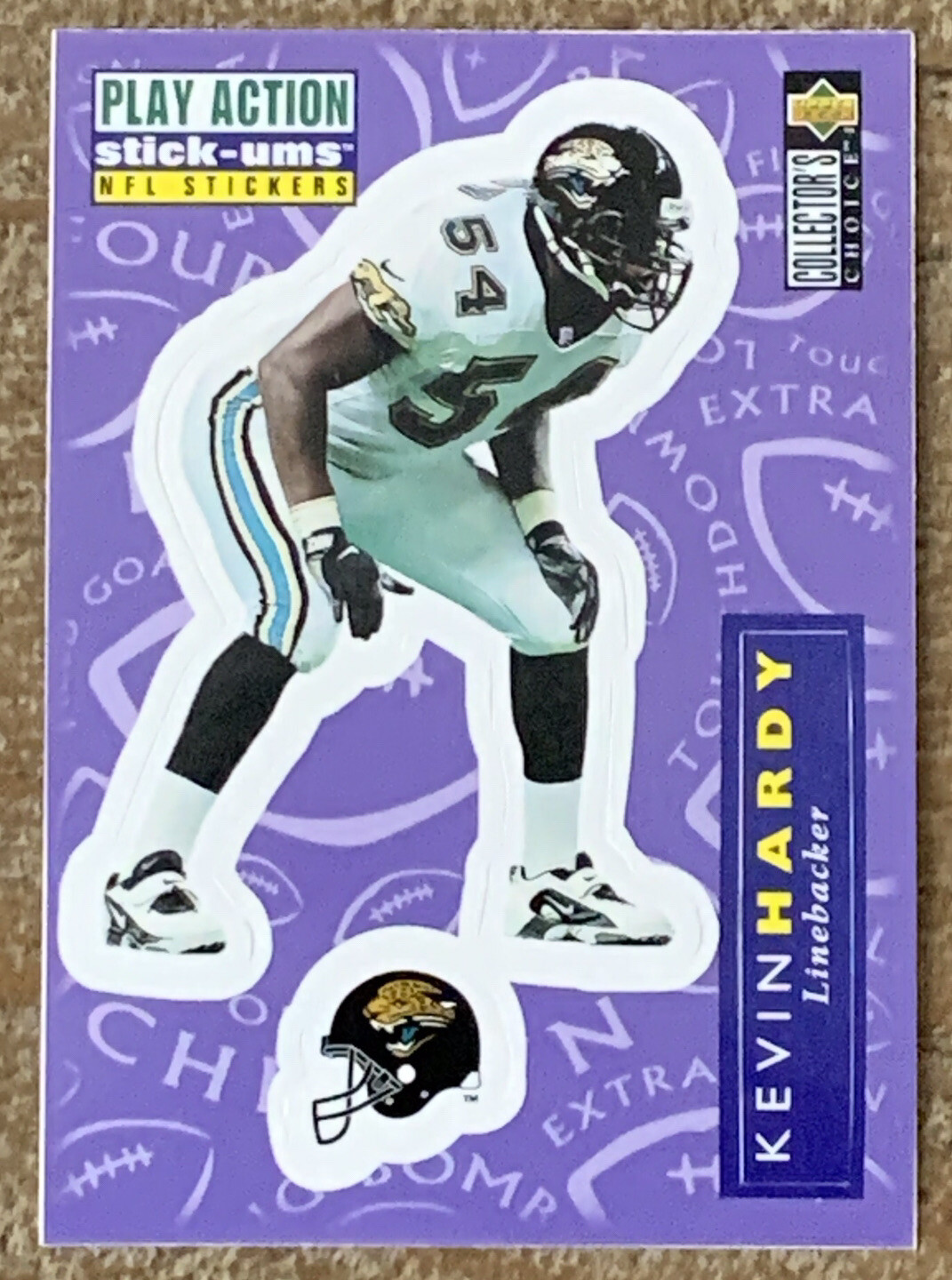 1996 Upper Deck Collector's Choice Update - Play Action Stick-Ums #S17 ...
