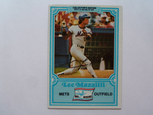 1981 Topps Drake’s Big Hitters Lee Mazzilli Baseball Card 33 | eBay
