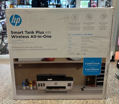 HP Smart Tank Plus 651 Wireless All-in-One InkJet Printer - Brand New ...