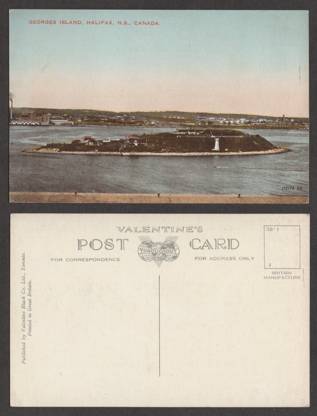 Old Canada Postcard – Halifax, Nova Scotia – Georges Island | eBay