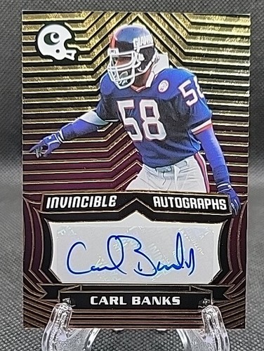 2021 Panini Chronicles Invincible Autographs Carl Banks Auto 24/25 NY ...