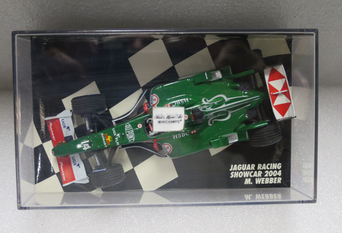 MINICHAMPS 1/43 F1 MARK WEBBER #14 JAGUAR RACING R5 SHOWCAR 2004 #400 ...