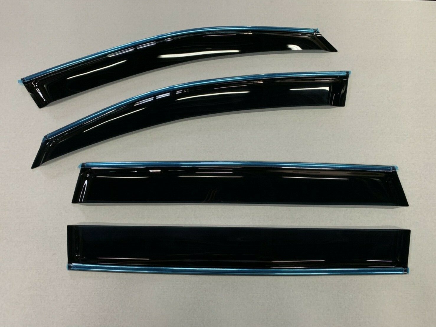 Chrome Trim Side Window Visors Deflectors For Subaru Ascent Evoltis ...