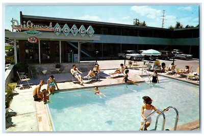 1964 Driftwood Motel And Swimming Pool Denver Colorado CO Vintage ...