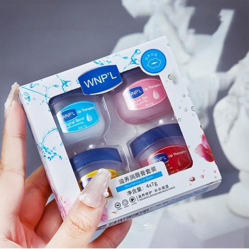 WNPL Fruit Flavored Lip Balm Set Anti Chapping Lip Moisturizers, Mini ...