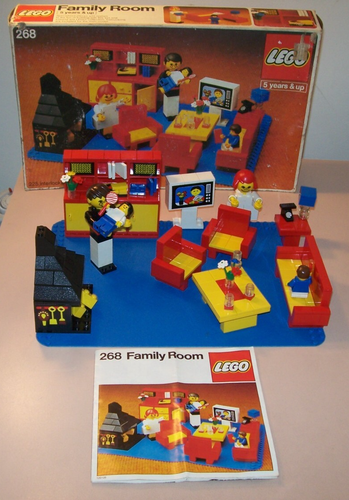Vintage Lego 268, Family Room, Complete | eBay