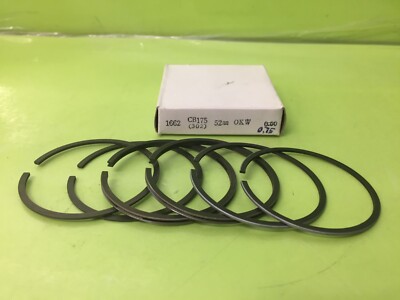 Honda NON GENUINE. CB175, PISTON RING SET, 0.75 OVERSIZE, 52MM. | eBay ...