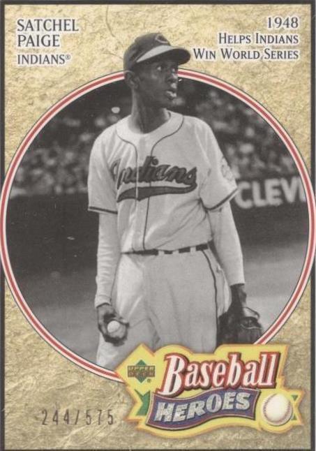 2005 Upper Deck Baseball Heroes - Satchel Paige #182 /575 for sale ...