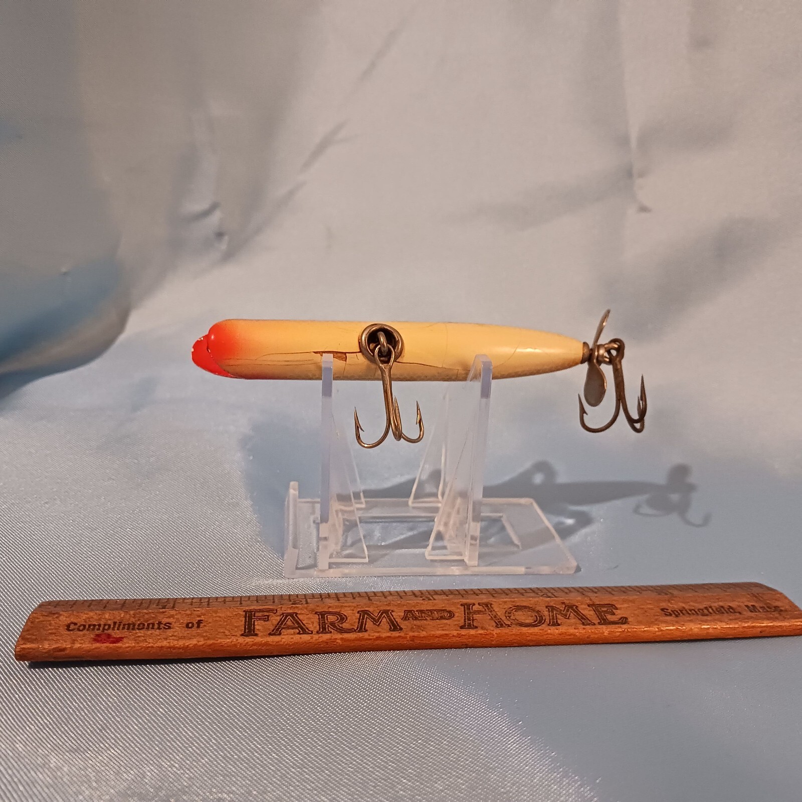 VINTAGE WOOD MFG CO. POPPA DOODLE WOODEN SURFACE FISHING LURE ~ W@W ...