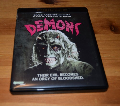Demons 4k UHD Lamberto Bava Cult Horror Dario Argento Splatter Classic ...