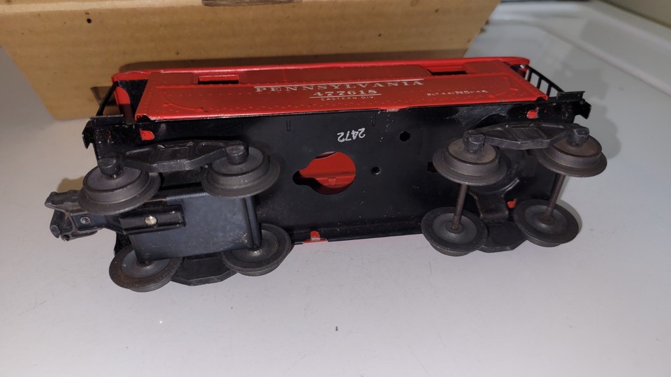Lionel Pennsylvania Eastern Division O Gauge 2472 Caboose with Box and ...