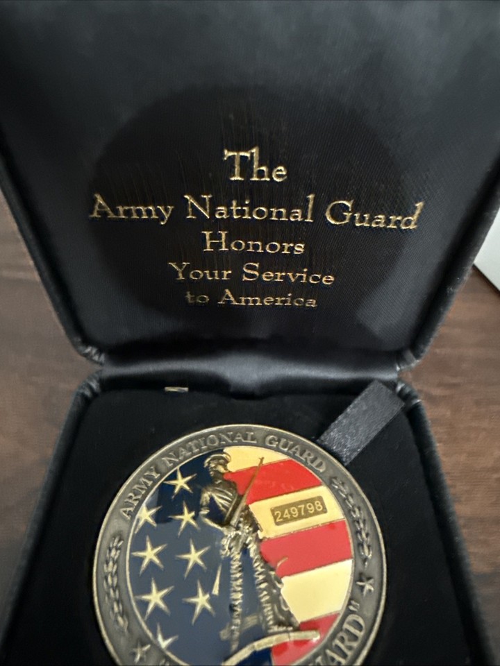 The Army National Guard Honors Your Service To America Challenge Coin ...