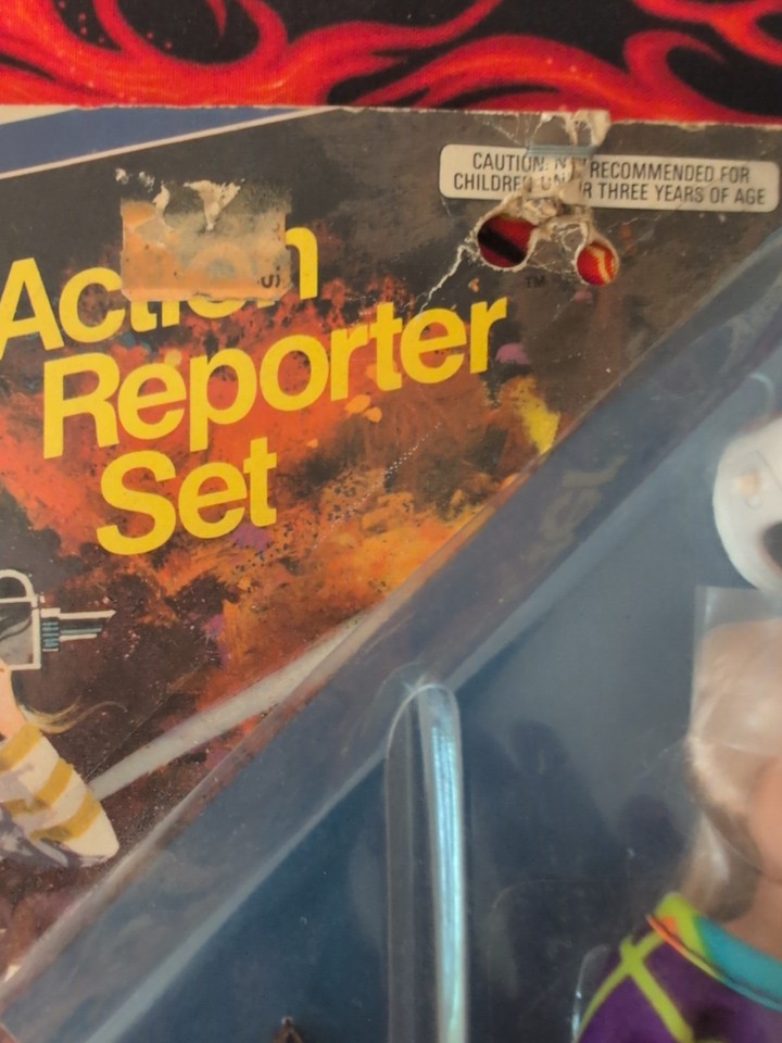 Evel Knievel Derry Daring Sealed Action Reporter Figure Rare! | eBay