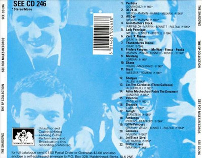 THE SHADOWS EP COLLECTION, VOL. 1 NEW CD 5014661024638 | eBay UK
