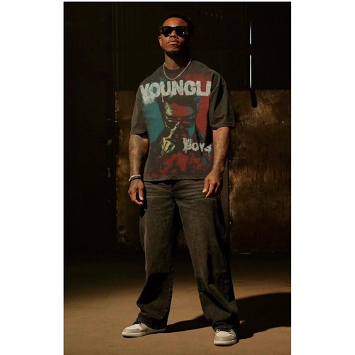 YoungLA X The Boys Billy Butcher Campaign Tee Shirt XL Middle Finger ...