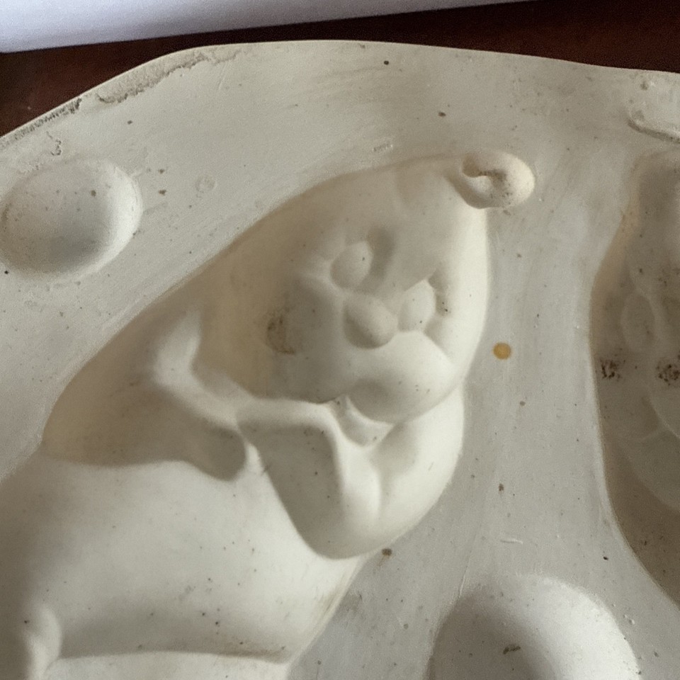 Clay Magic Ceramic Slip Casting Mold Ghost Pumpkins Halloween J475 Vtg ...