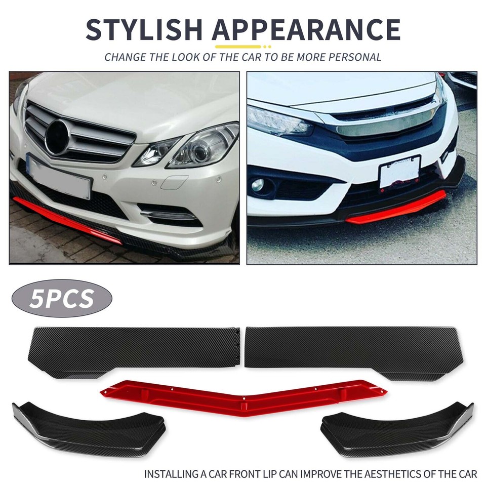 For Chevy Silverado 1500 Car Front Bumper Chin Lip Spoiler Splitter ...