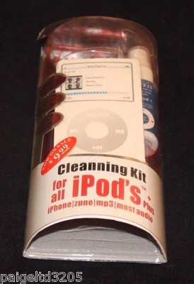Fast Trax Cleaning kit for all iPod iPod's Plus iPhone / Zune / mp3 ...