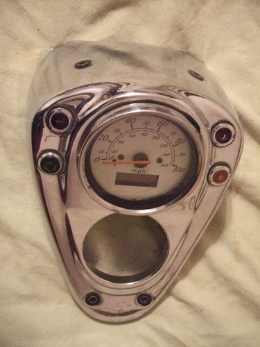 1998-2003 Honda Shadow VT750 Speedometer and Tank Chrome Bezel | eBay