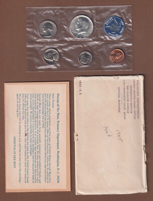 1965 United States Mint Proof Set - 5-Coins - 📈📈📈 | eBay