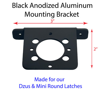 Push Button Latch Dzus or Round Latch Mounting Bracket Quick Latch ...